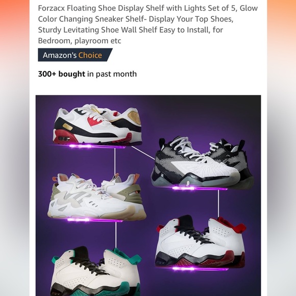 Other | Wall Led Shoe Shelves | Poshmark